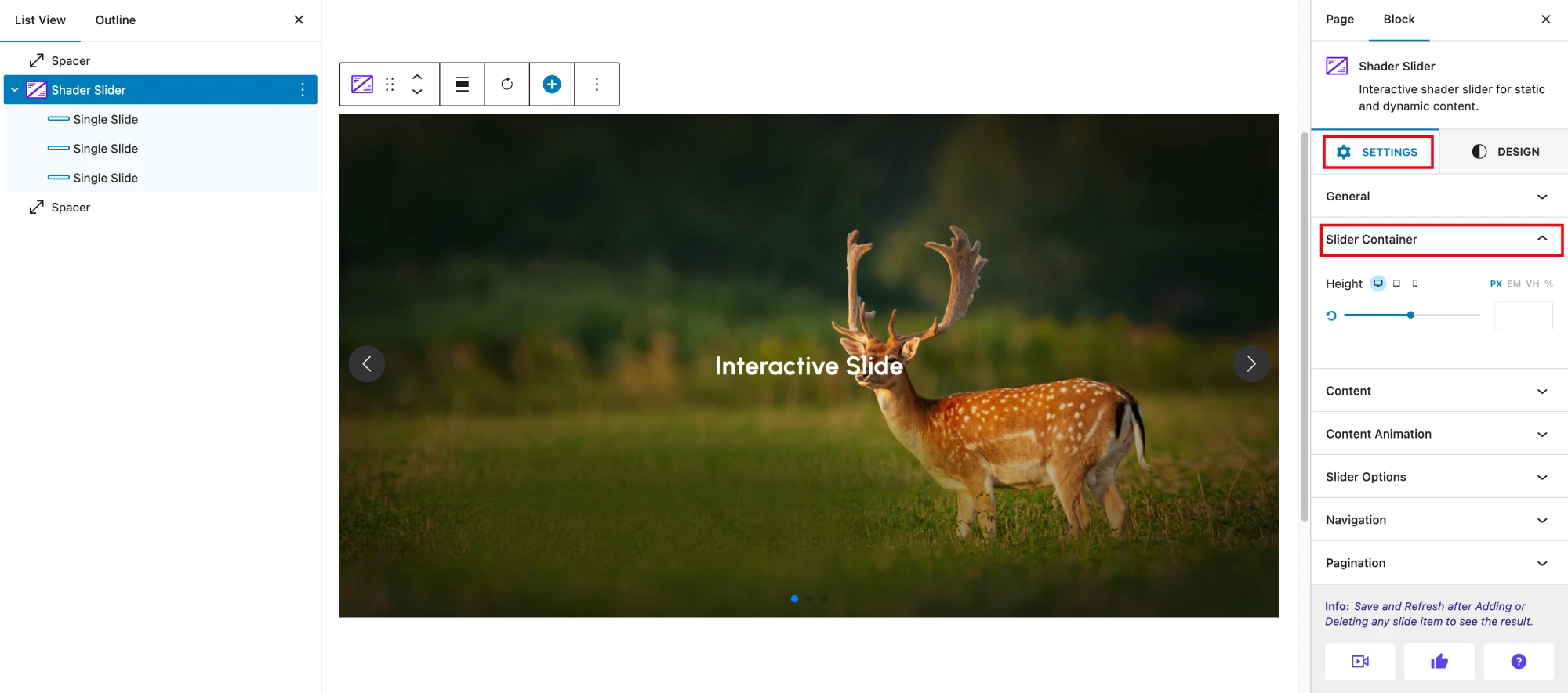 Slider Container - GutSlider