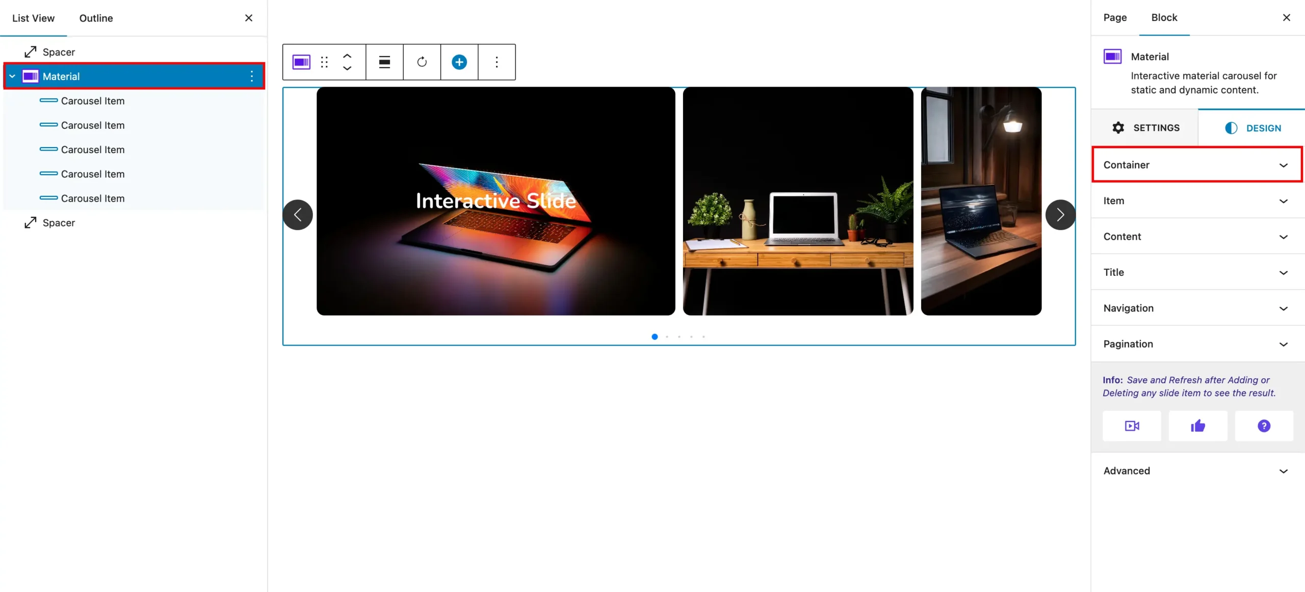 Style: Container - GutSlider