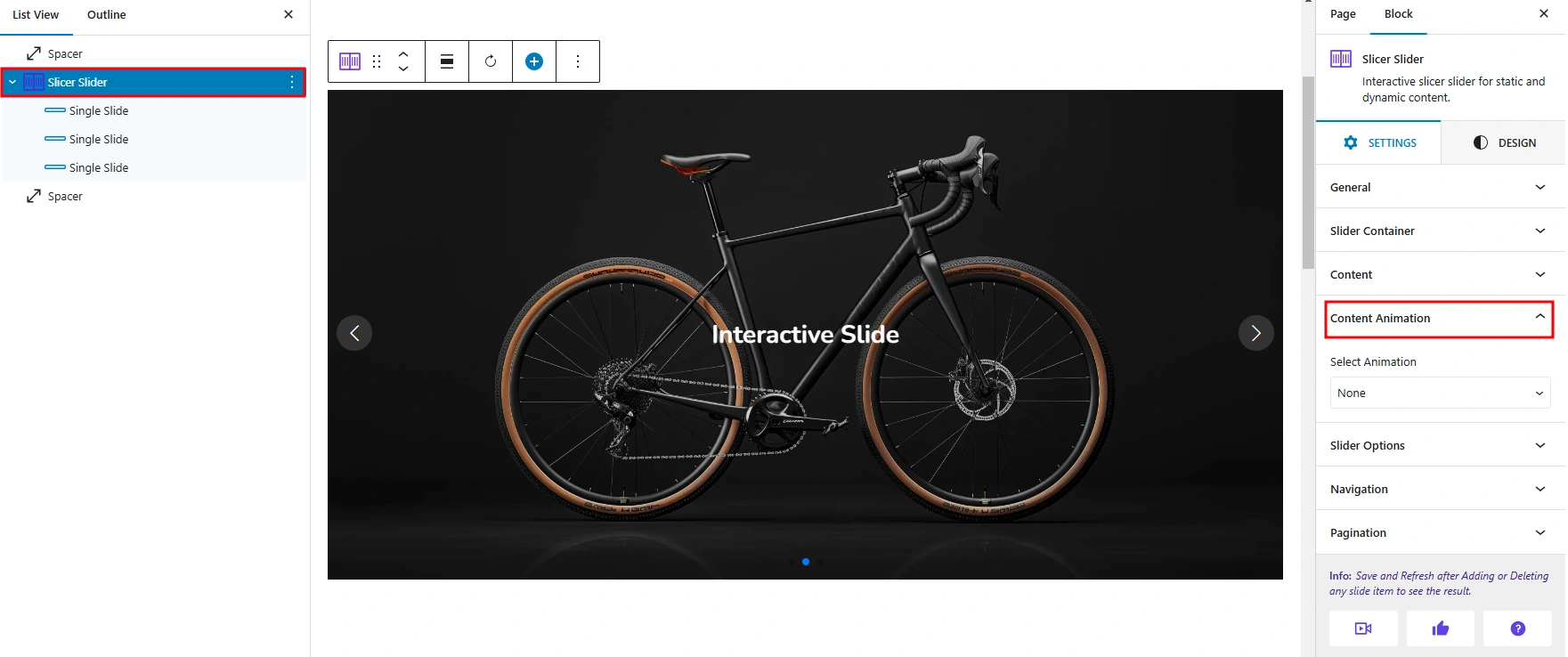 Content Animation - GutSlider