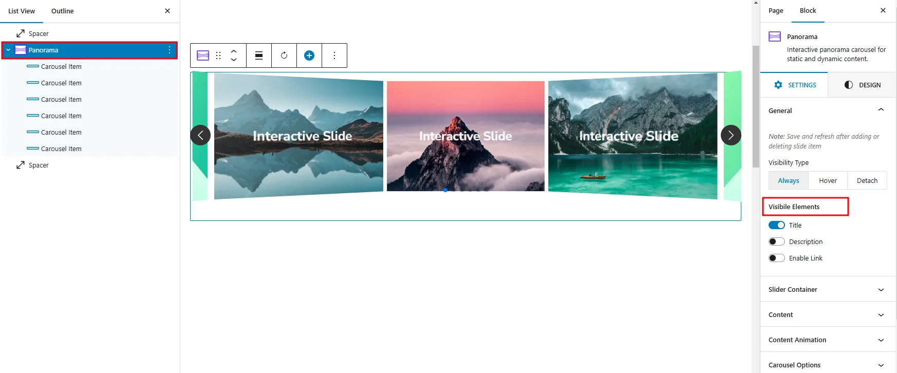 Visibility Elements - GutSlider