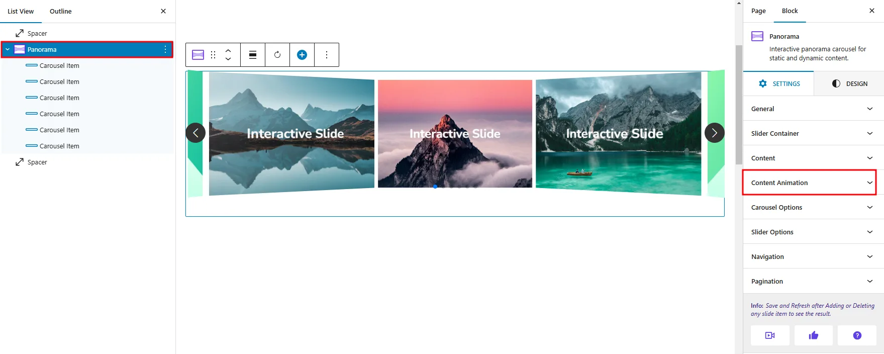 Content Animation - GutSlider