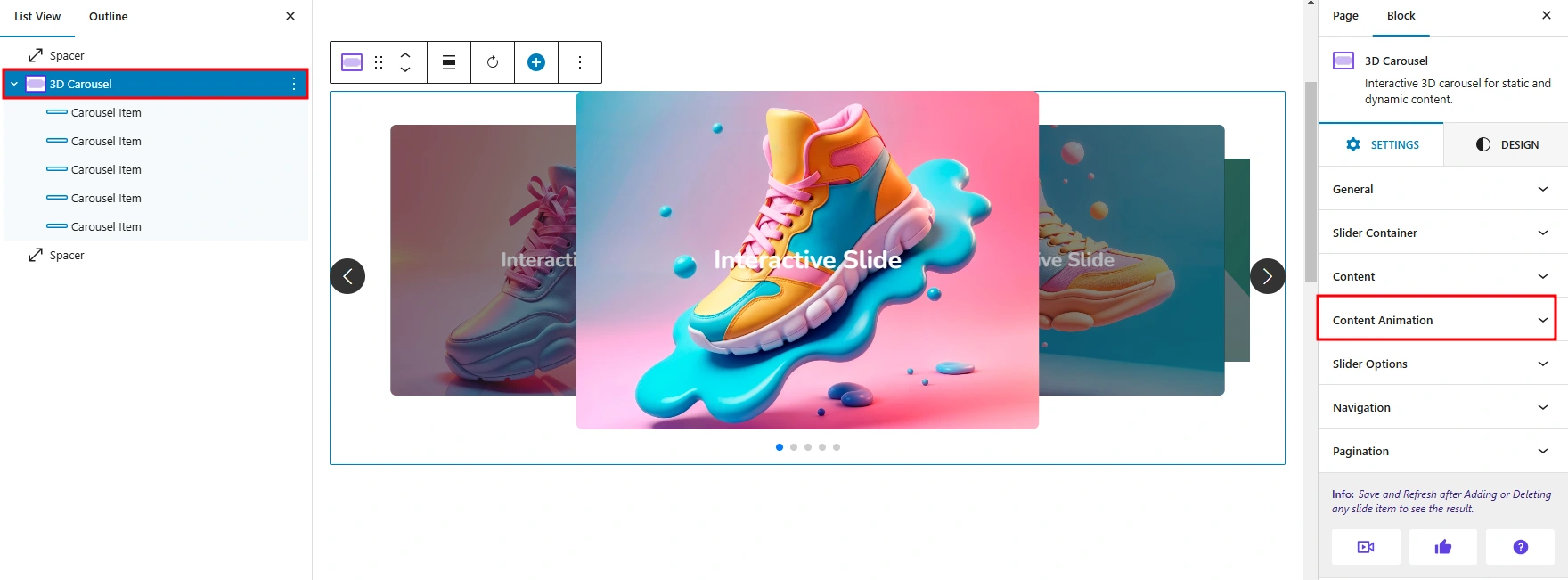 Content Animation - GutSlider