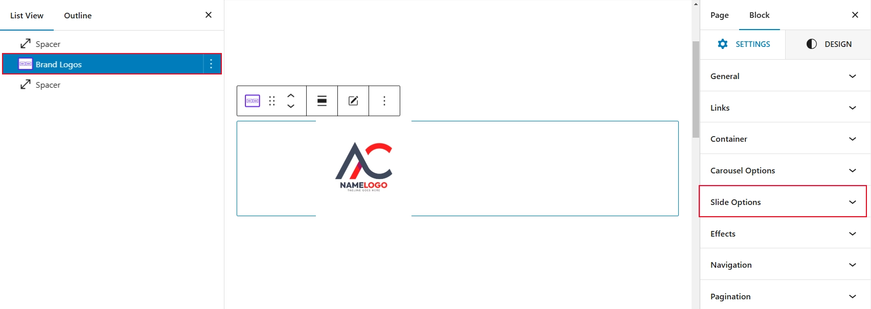 Slider Options - GutSlider