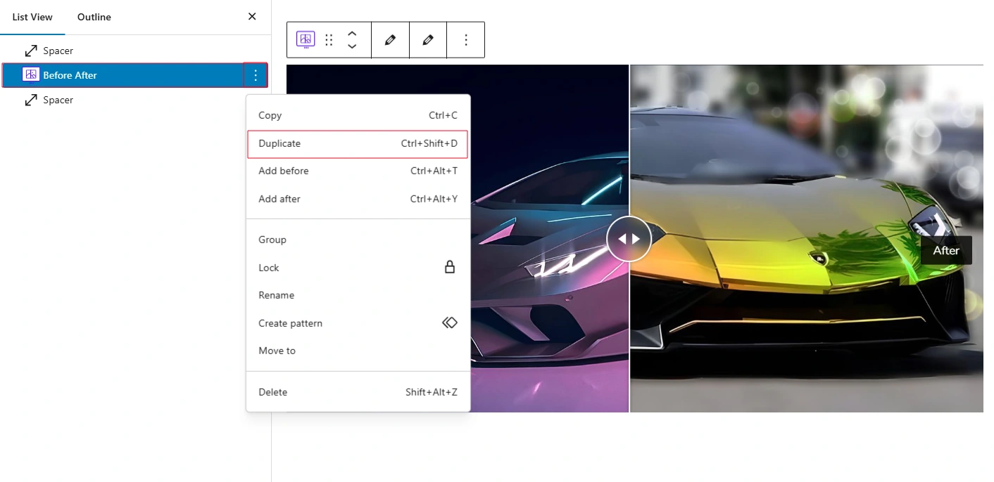 Duplicate Slide - GutSlider