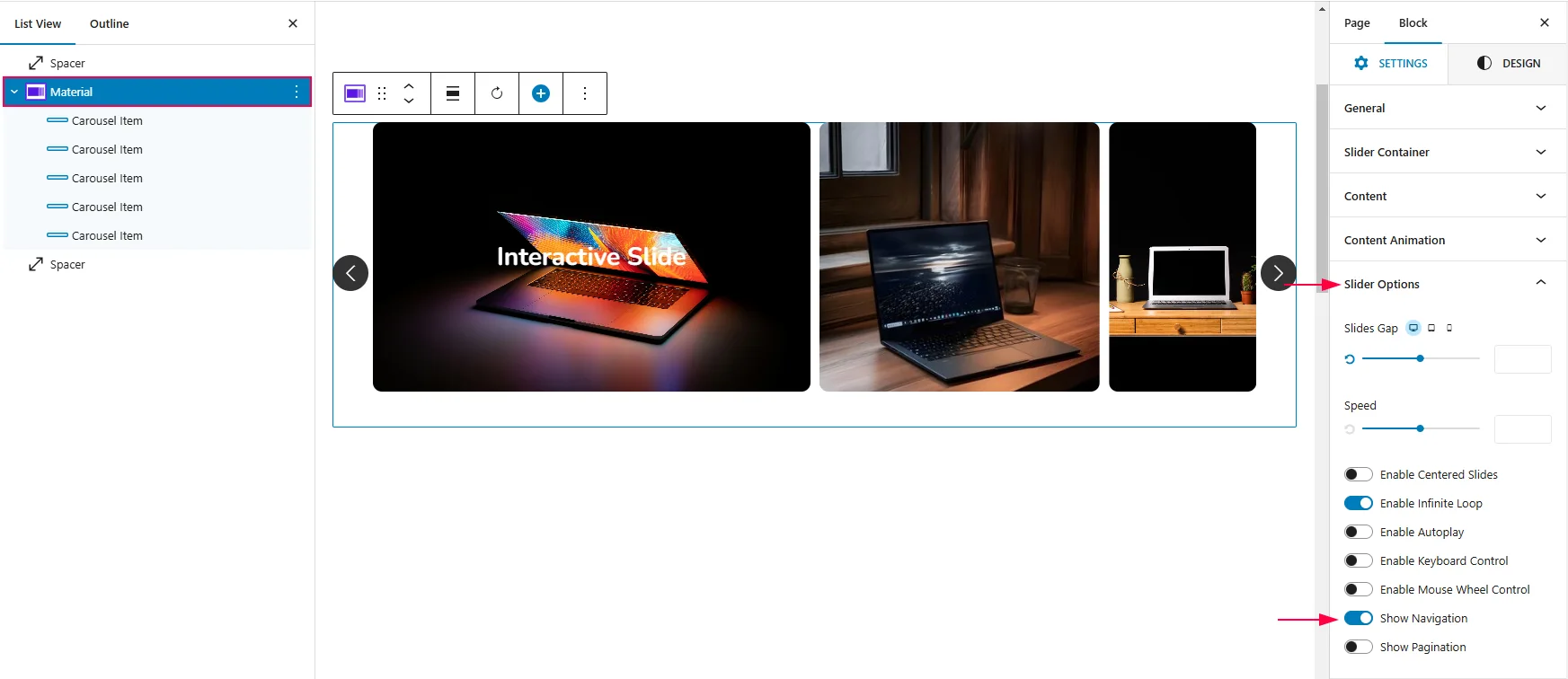 Navigation - GutSlider